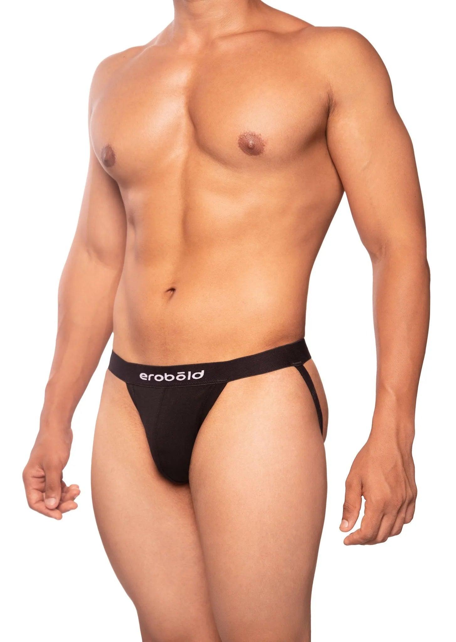Athletic BigBoy Jockstrap for Men | Black | Perfect for Sports & All Day Support – Erobold